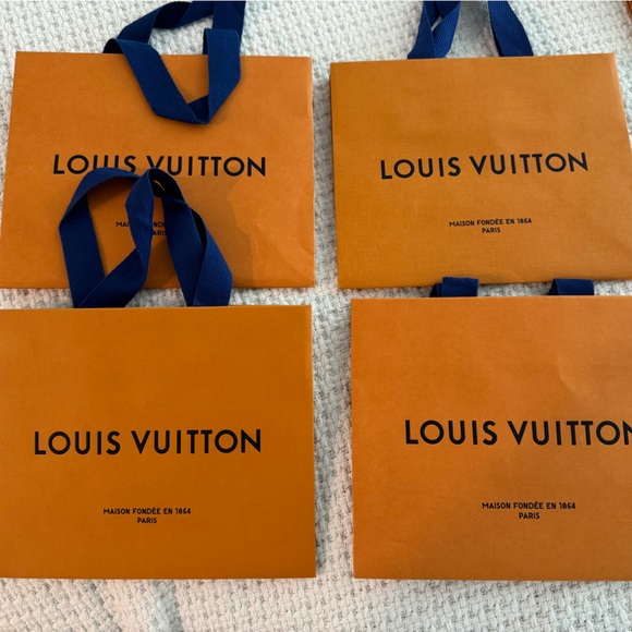 Louis Vuitton | Bags | Authentic 4 Empty Louie Vuitton Shopping Bags ...